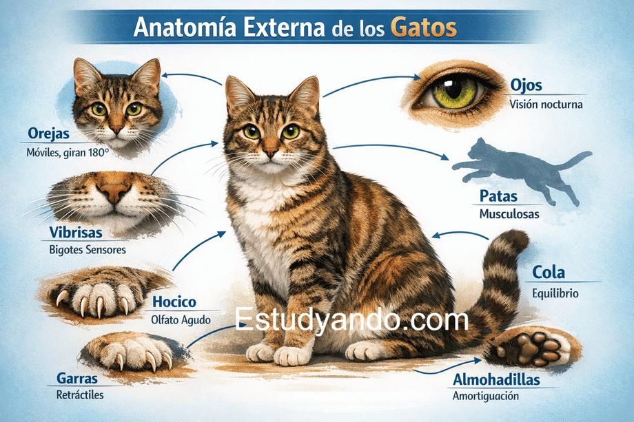 Características y Anatomía de los Gatos: Todo lo que Debes Saber ...